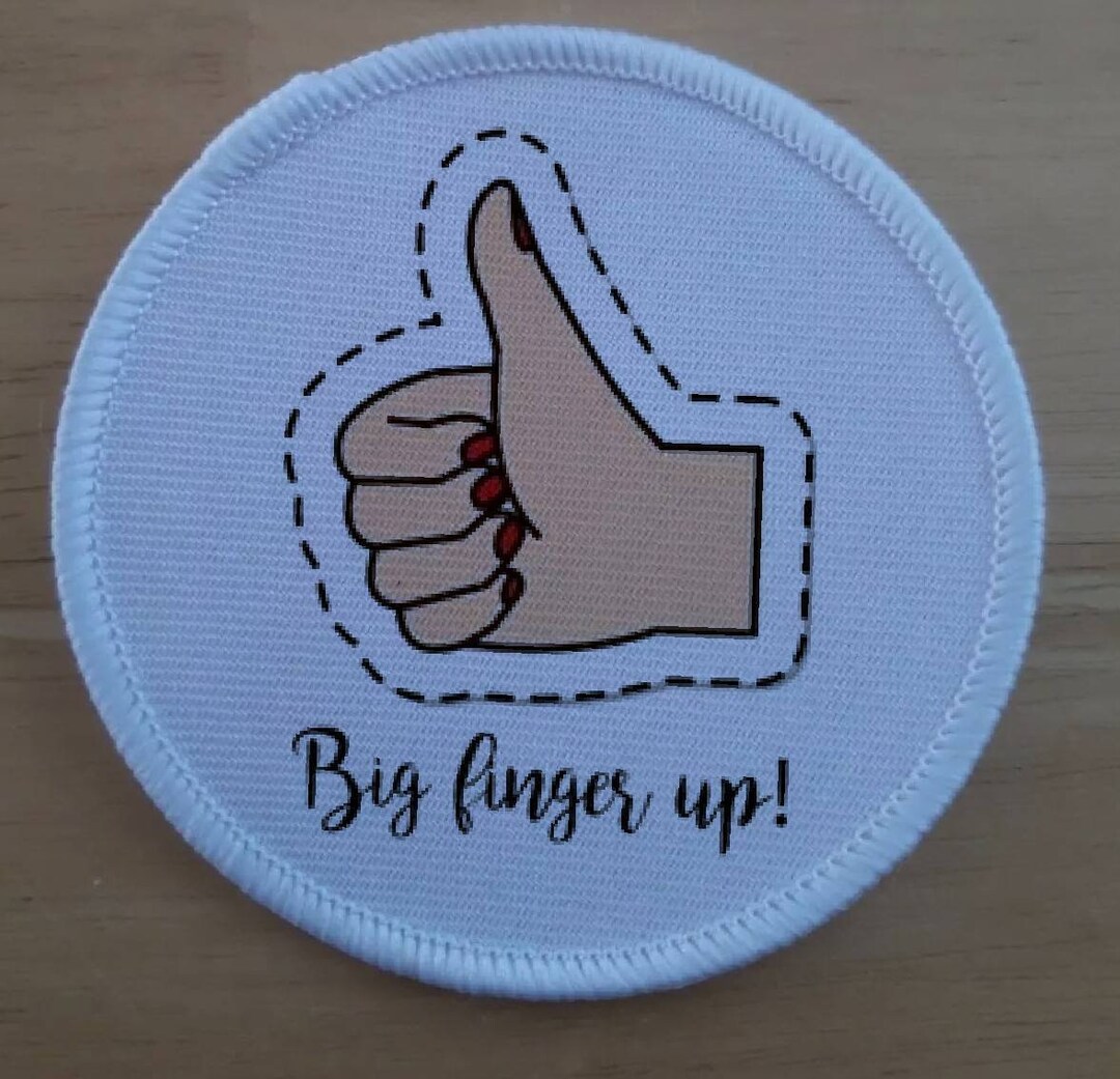 Thumbs up Patch 3 Inch Sublimation Patch - Etsy