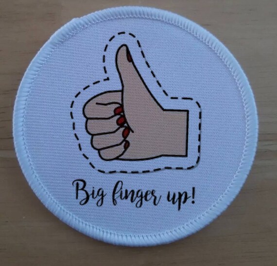 Thumbs up Patch 3 Inch Sublimation Patch | Etsy