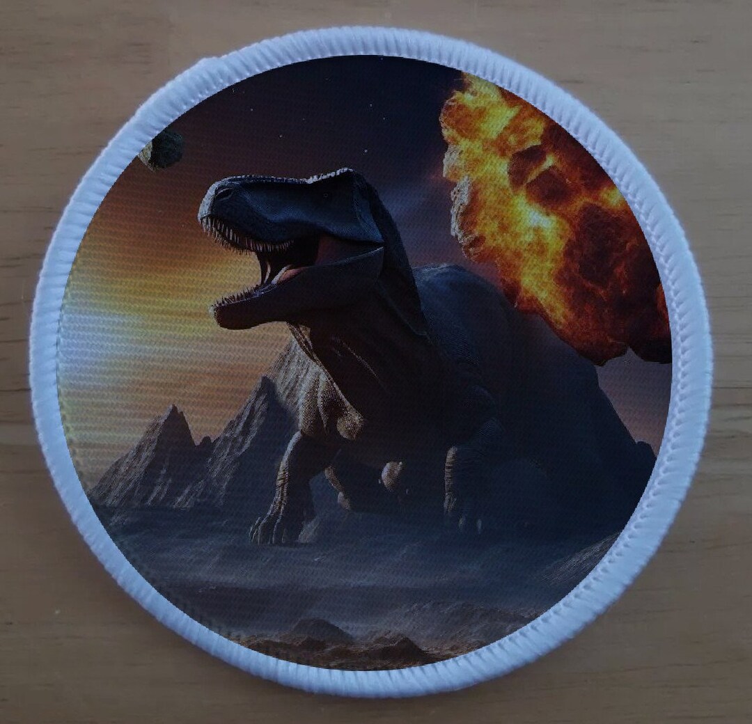 Dinosaur Apocalypse Doomsday Asteroid Patch Badge - Etsy