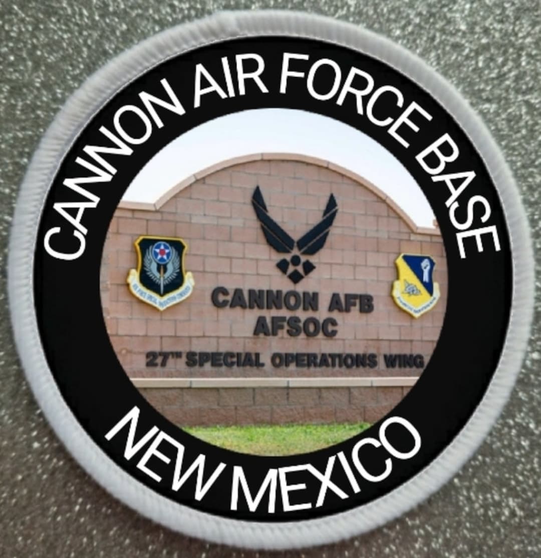 3 Inch Cannon Air Force Base Patch Badge - Etsy