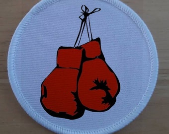 3 Inch Pink Boxing Gloves Patch Badge - Etsy