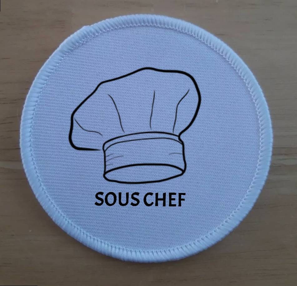 Mini Chef Iron On Patch