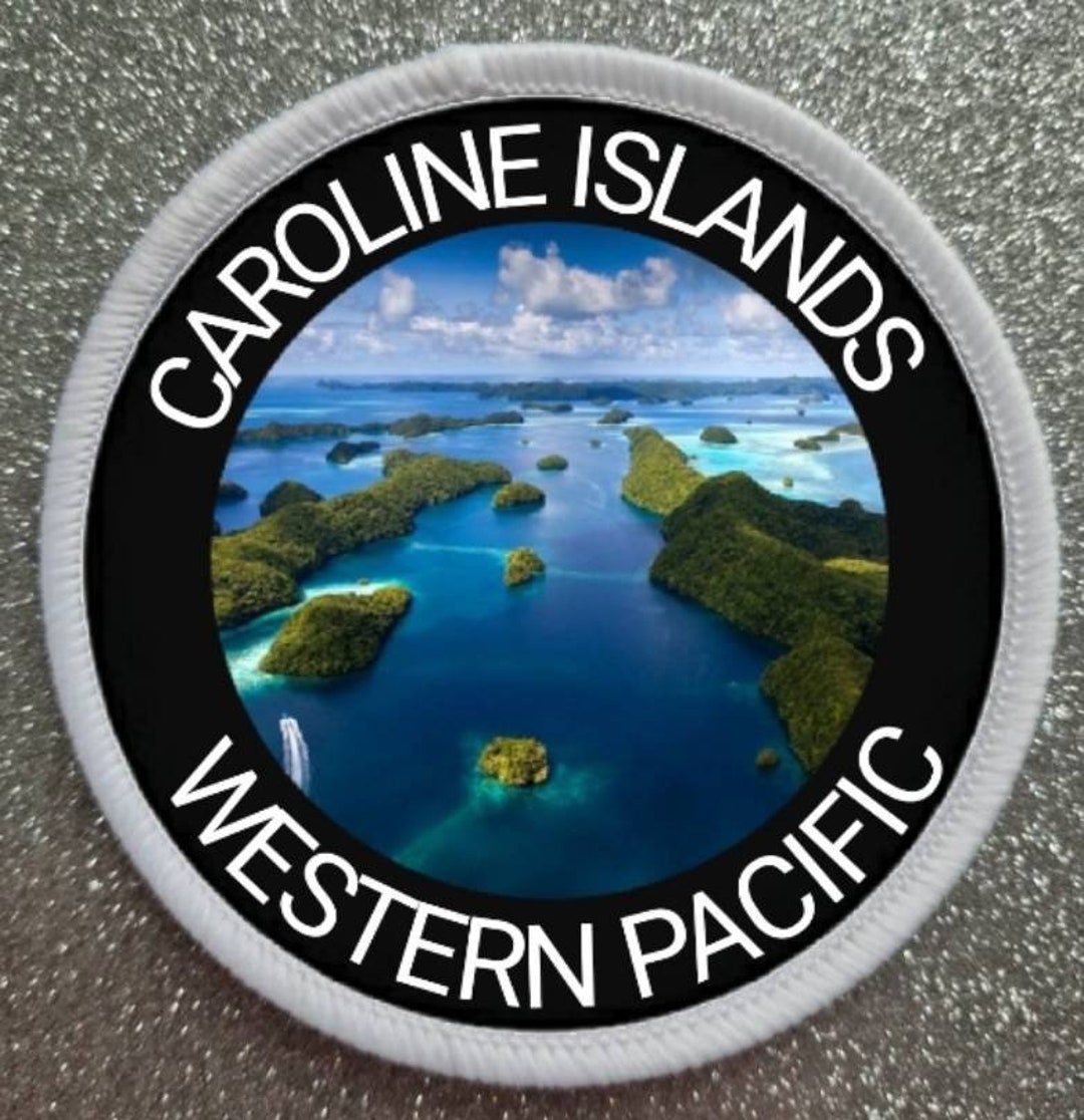 Caroline Islands Western Pacific 3 Inch Patch Badge - Etsy
