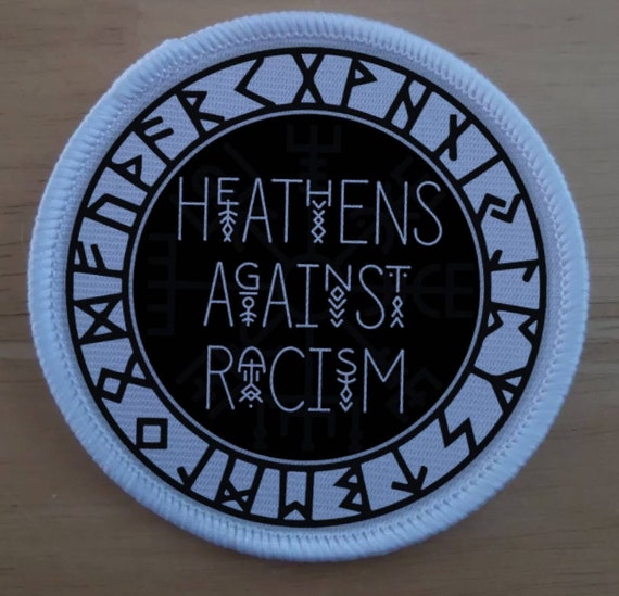 Heathens Against Racism Anti Racist Patch Badge | Etsy