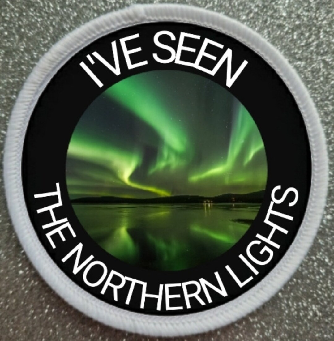 Northern Lights 3 Inch Patch Badge - Etsy