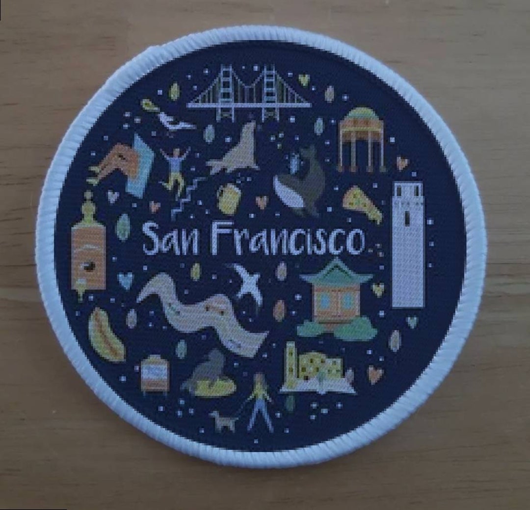 San Francisco Patch Badge - Etsy