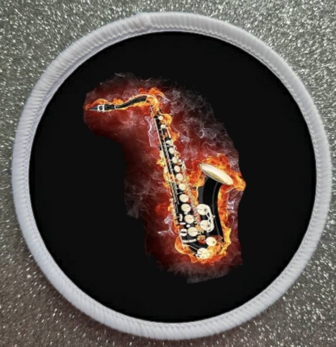 7 Inch Large Music Patch Badge - Etsy