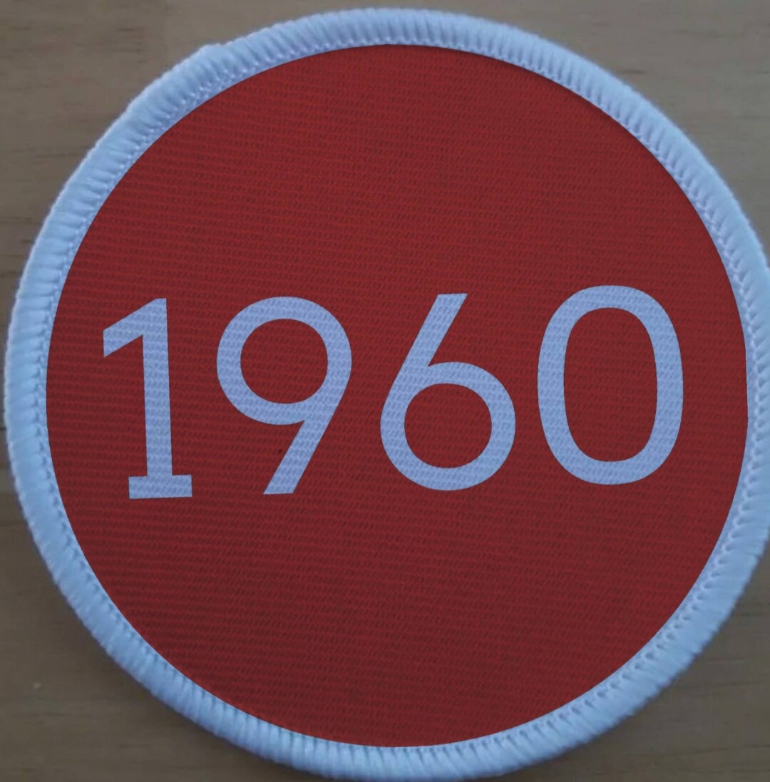 1960 Year Patch Badge - Etsy