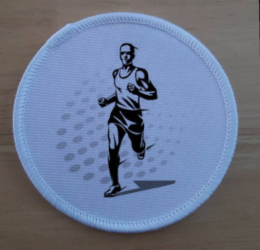 Runner Sublimation Patch Badge - Etsy