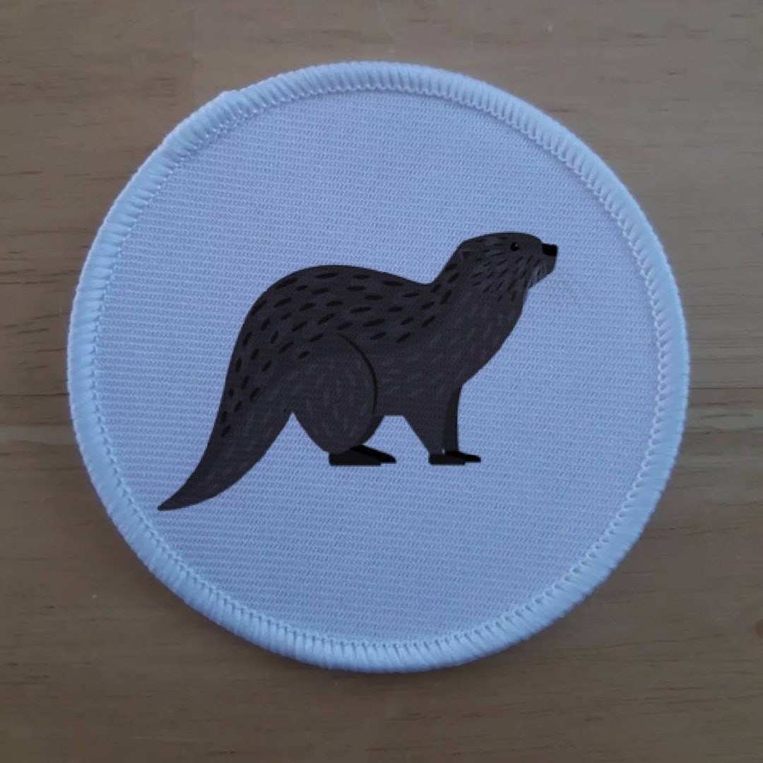 Otter Patch Badge - Etsy