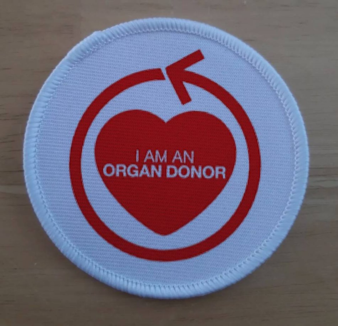 Organ Donor Sublimation Patch Badge - Etsy