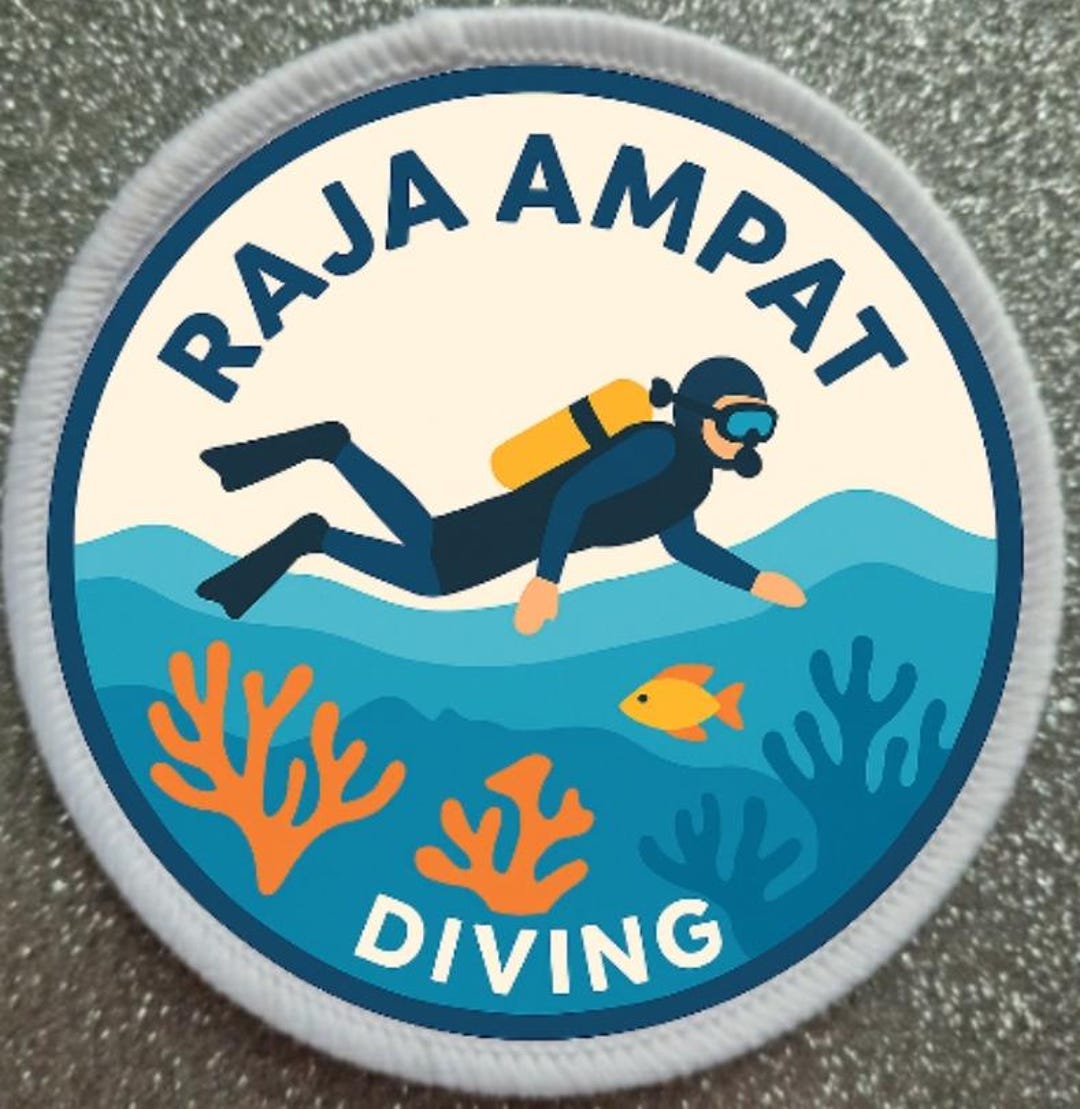 3 Inch Raja Ampat Diving Indonesia Patch Badge - Etsy