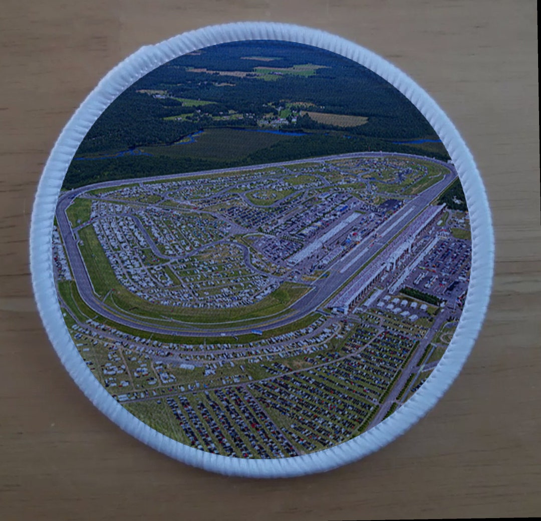 Pocono Raceway Aerial View Patch Badge - Etsy