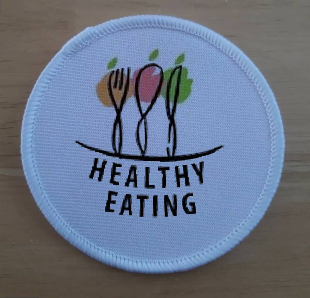 Healthy Eating Patch Badge - Etsy