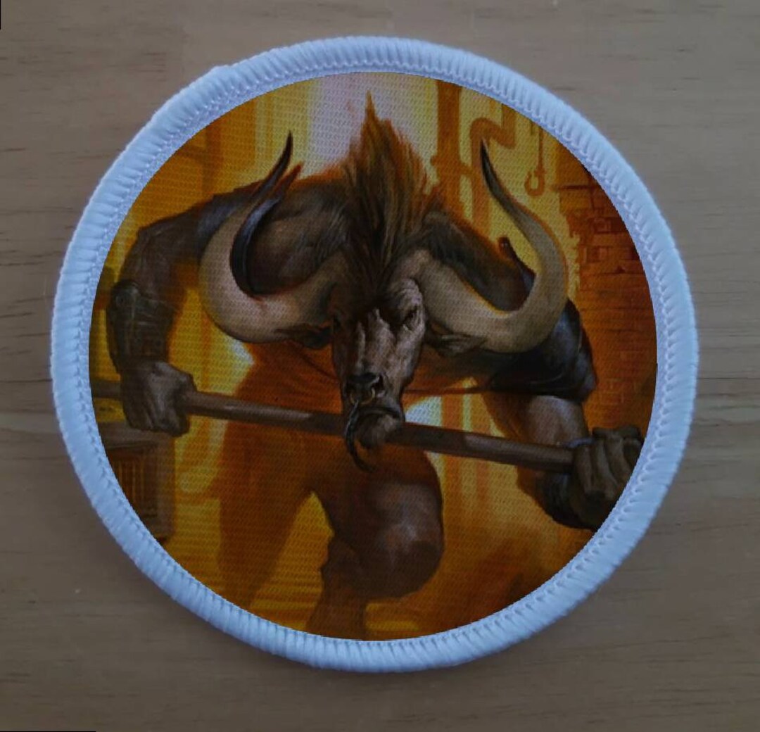 Minotaur Patch Badge - Etsy