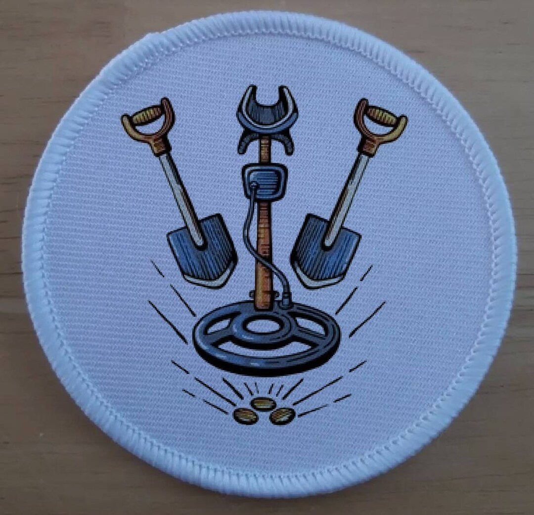 Metal Detector Patch Badge - Etsy
