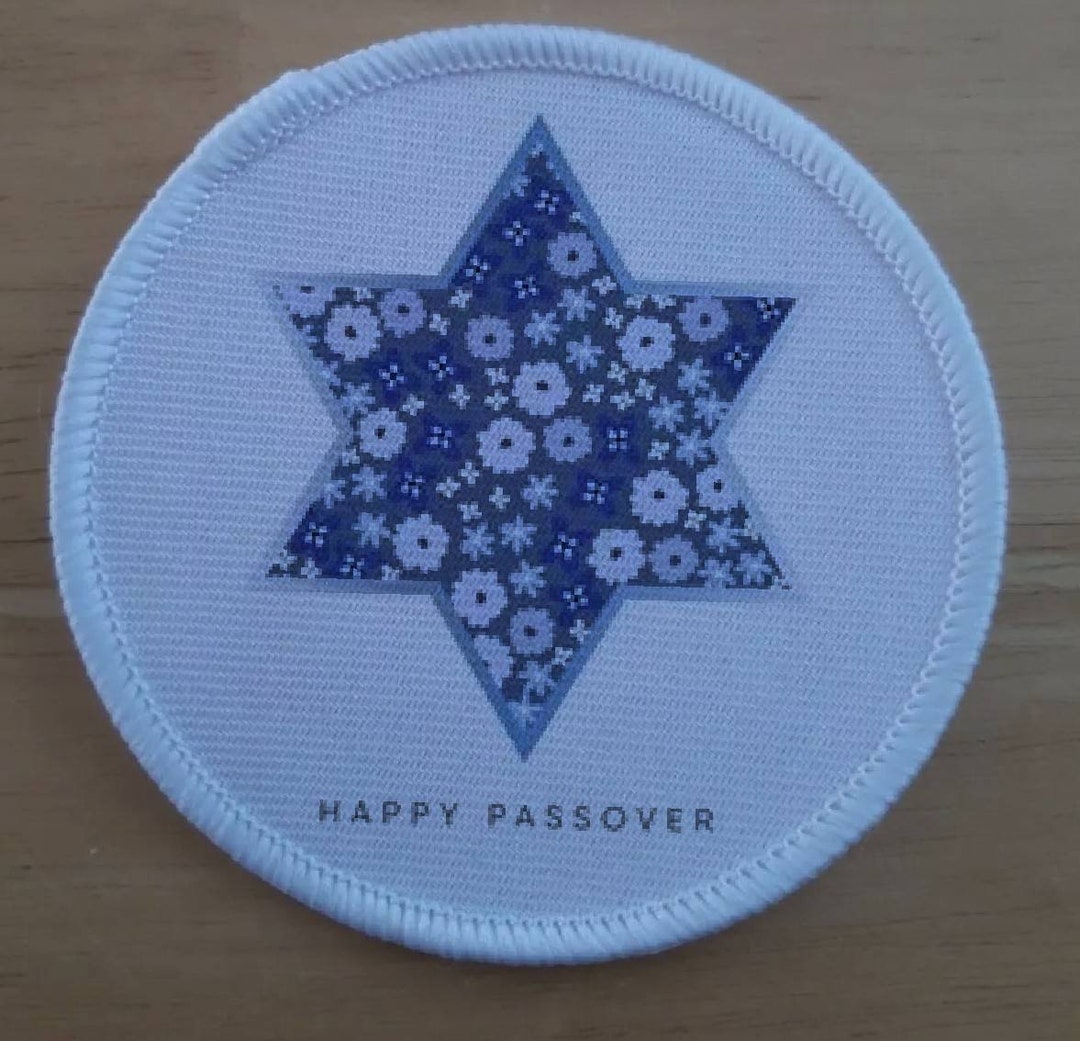 Happy Passover Patch Badge - Etsy