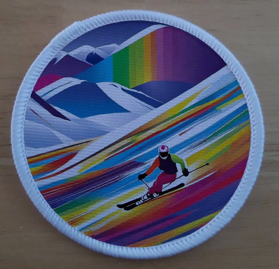 Ski 3 Inch Patch Badge - Etsy