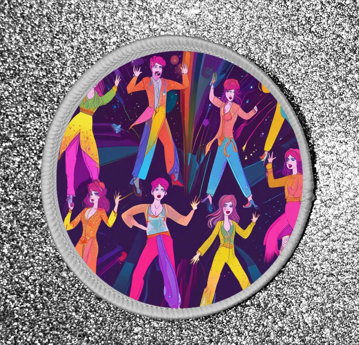 Disco Dancer Dancing in the Club Patch Badge - Etsy