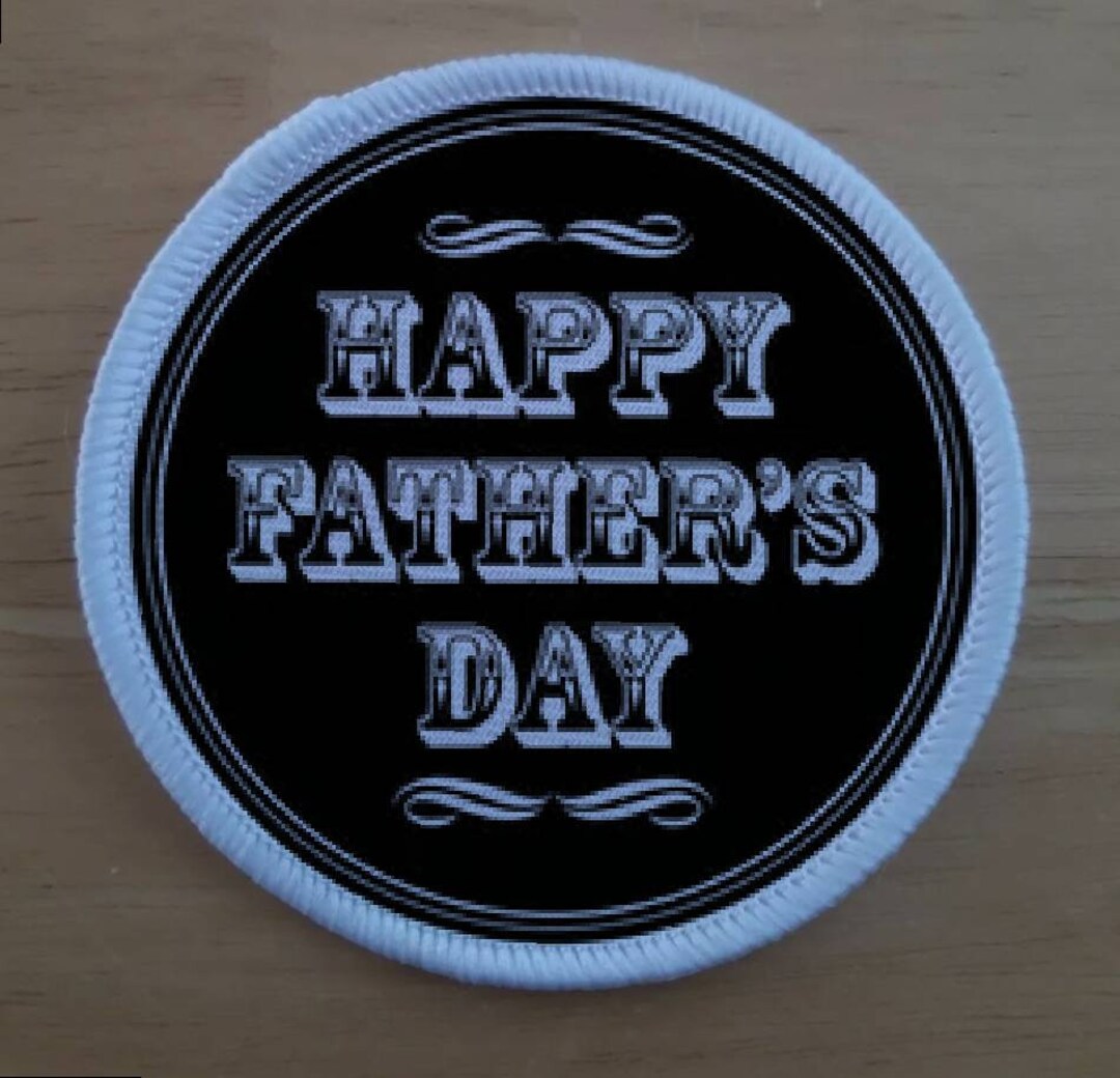 Happy Fathers Day 3 Inch Sublimation Patch Badge - Etsy