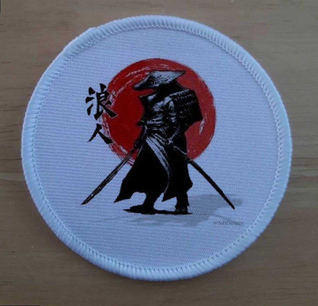Samurai Sublimation Patch Badge - Etsy