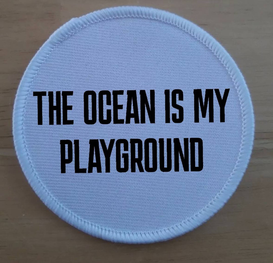 Ocean Patch Badge - Etsy