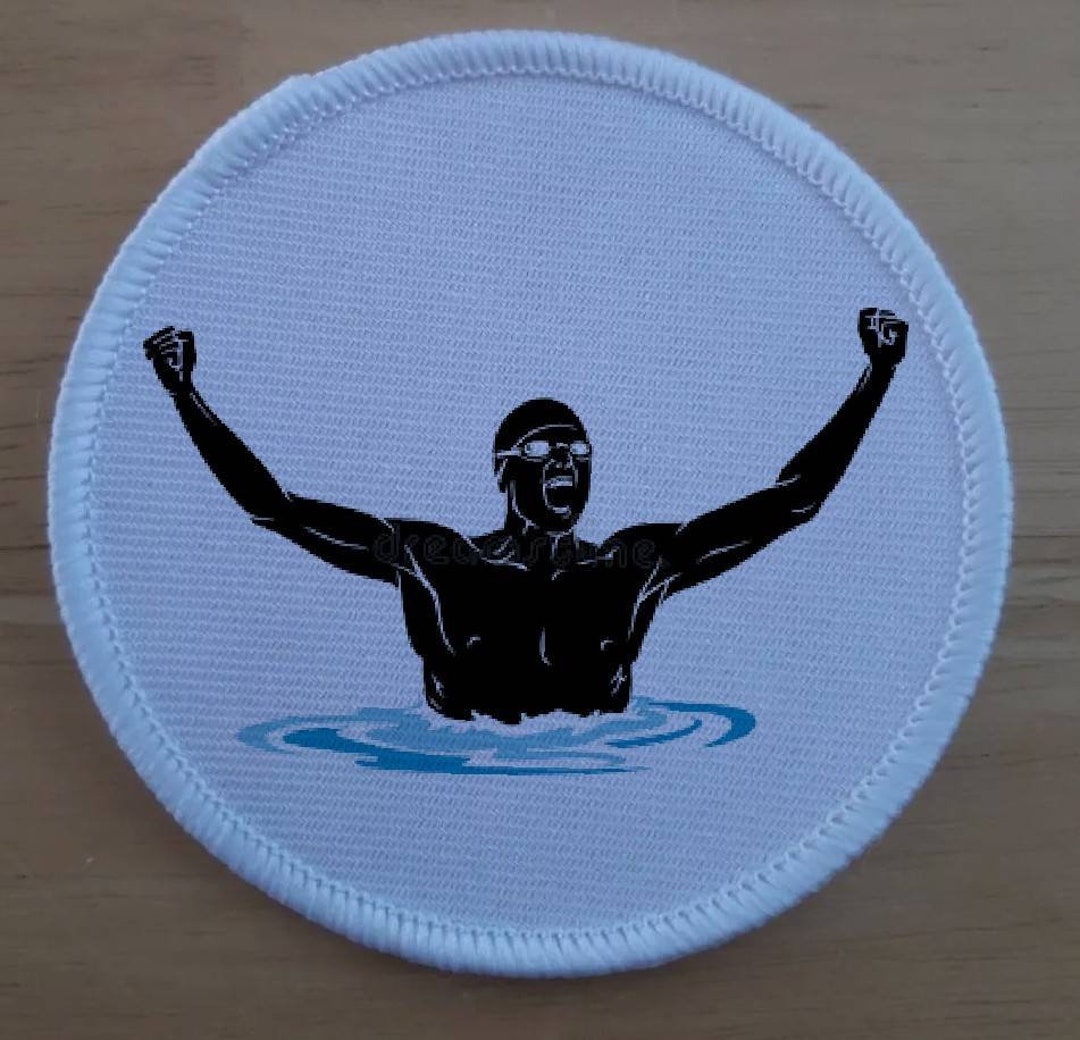 Swimming Sports Patch Badge - Etsy