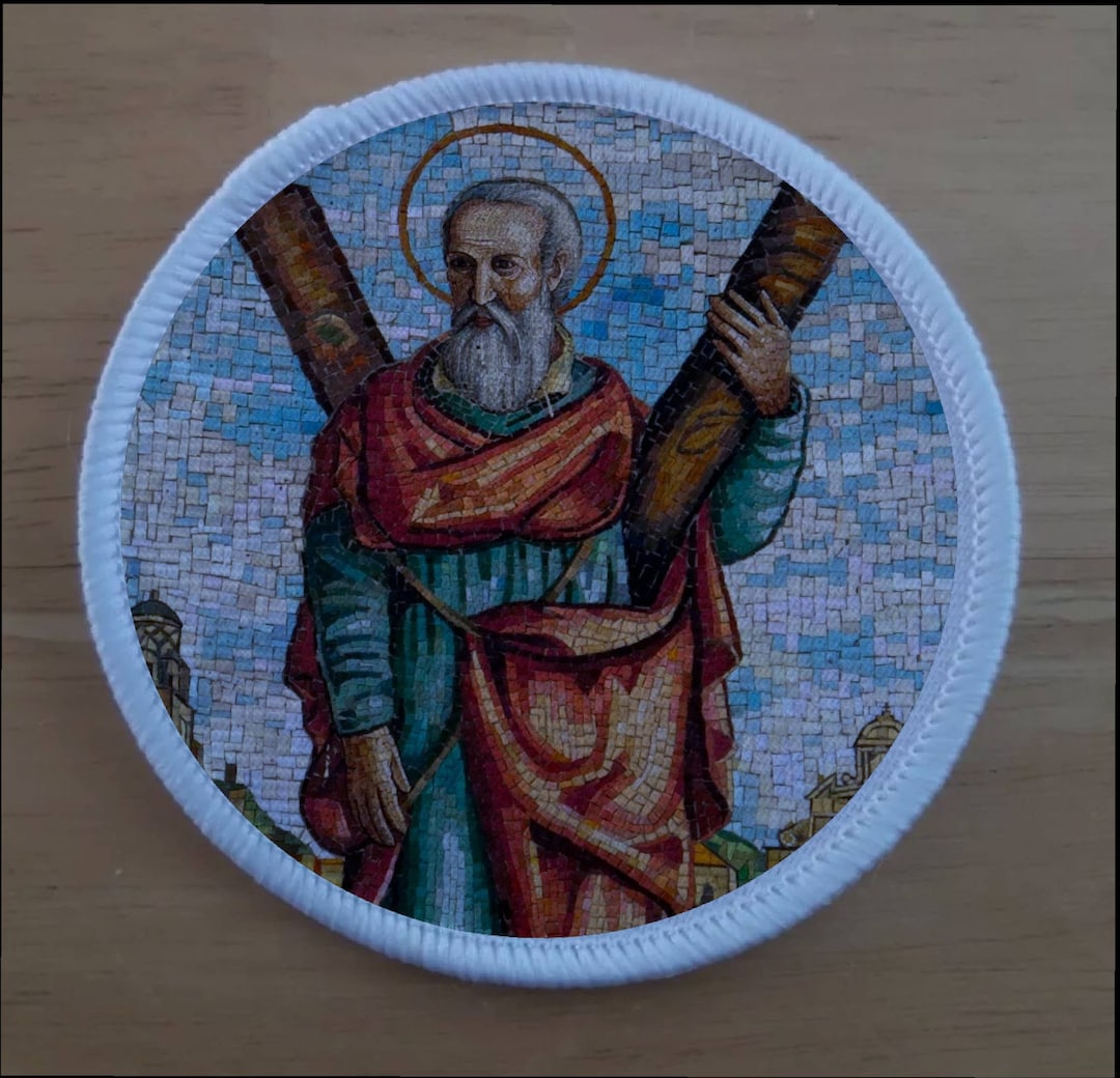 St Andrew Patch Badge - Etsy