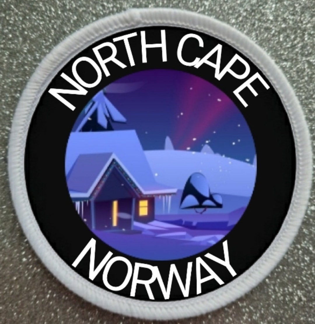 North Cape Norway 3 Inch Patch Badge - Etsy