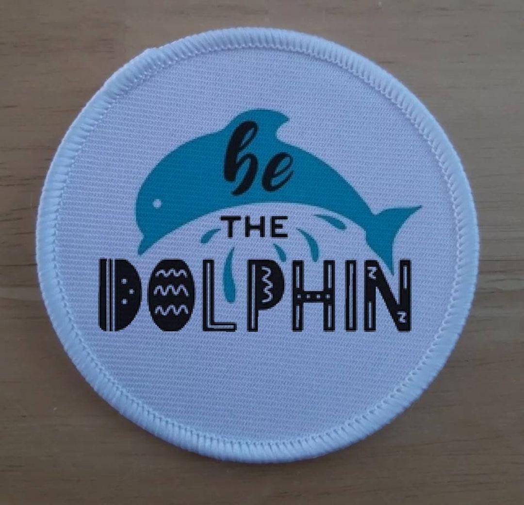 Dolphin 3 Inch Sublimation Patch Animal Lover - Etsy