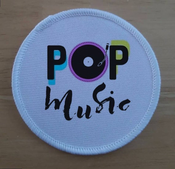 Pop Music Patch Badge - Etsy