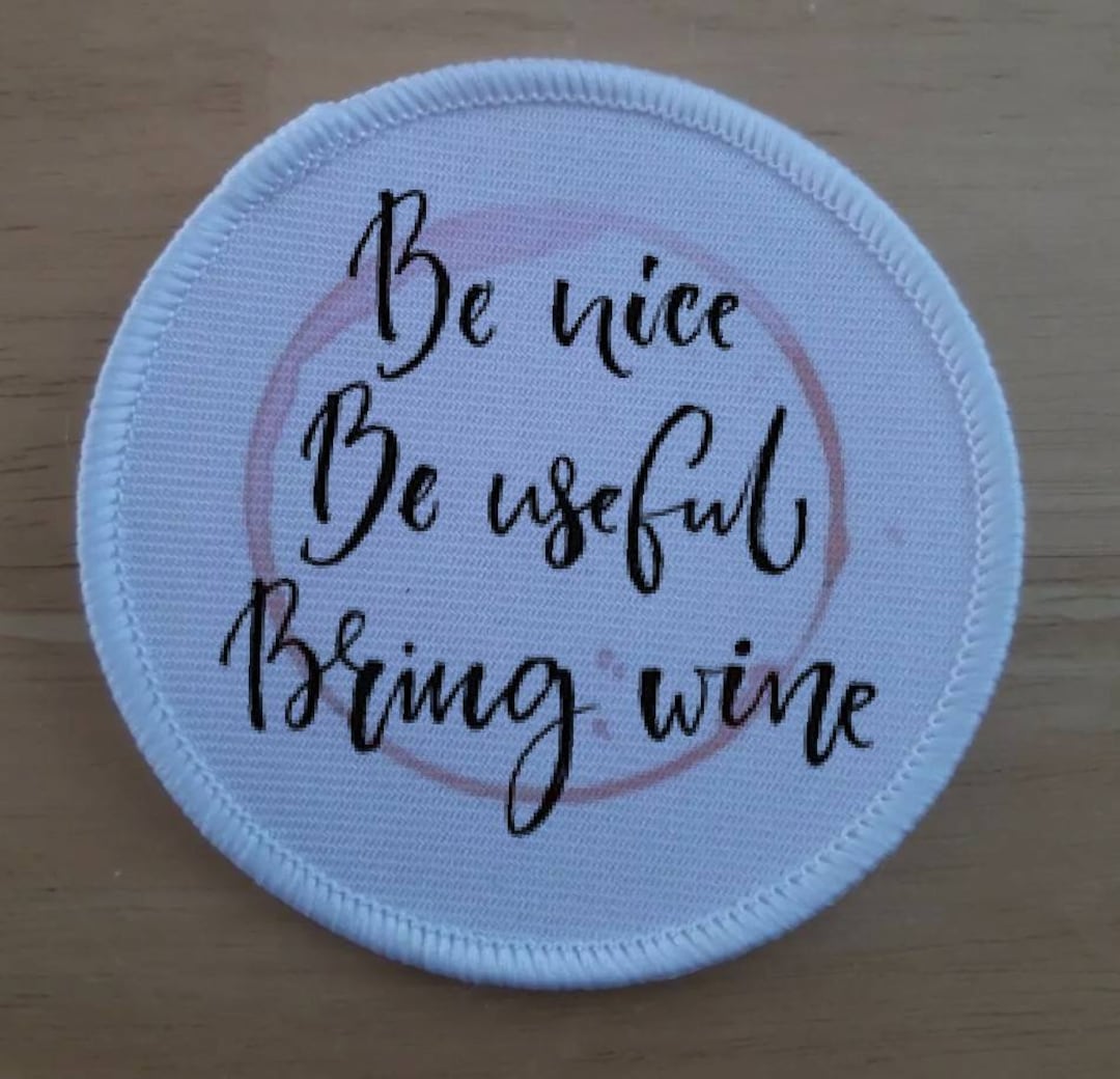 Wine Patch 3 Inch Sublimation Patch - Etsy