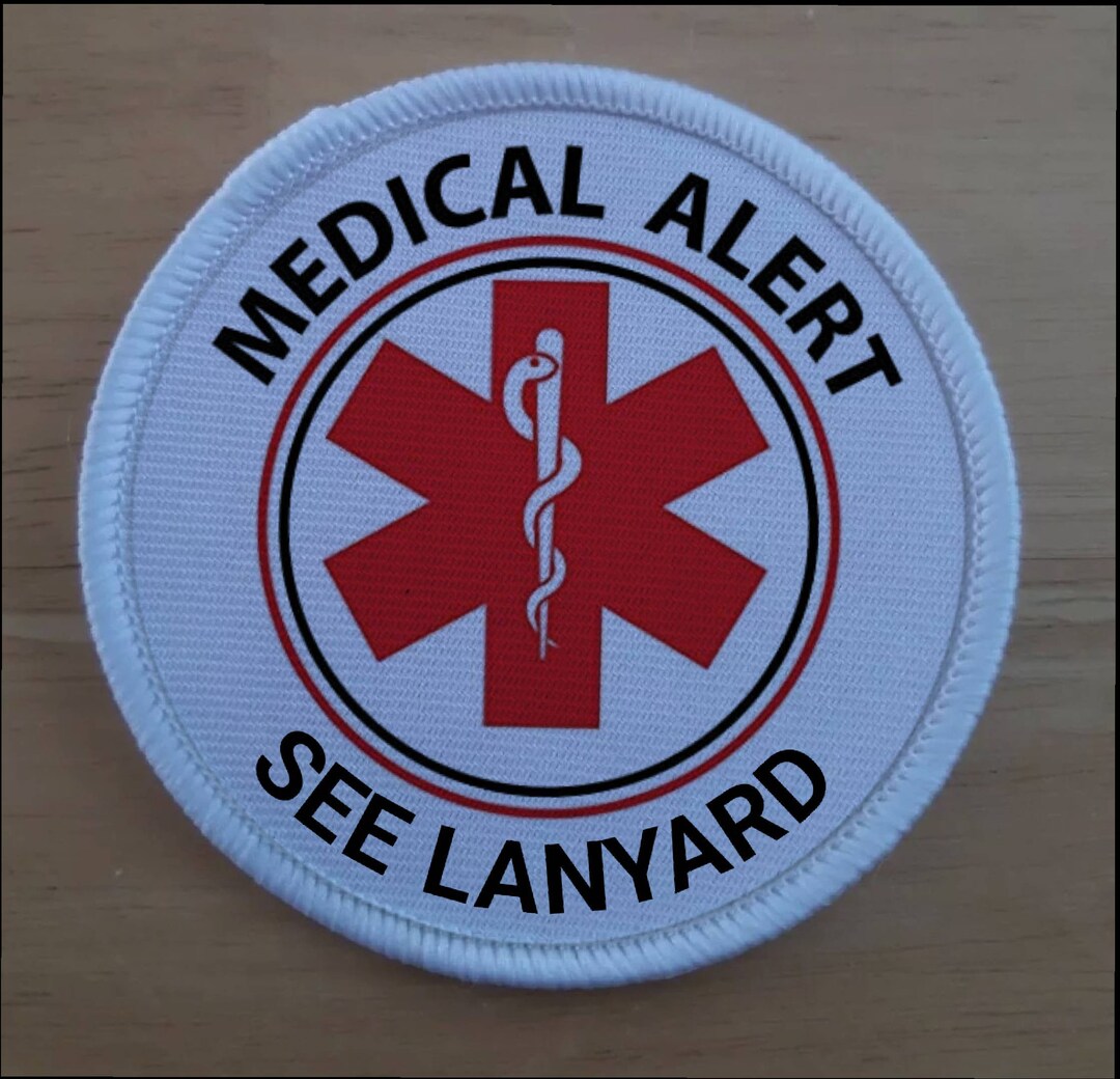 Medical Alert Patch Badge - Etsy