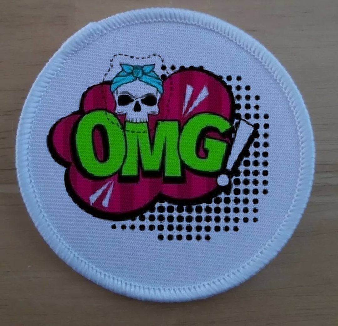 3" OMG Patch Badge - Etsy