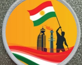 Patch Applique Embroidered Iron on Flag Map Kurdistan Kurds - Etsy