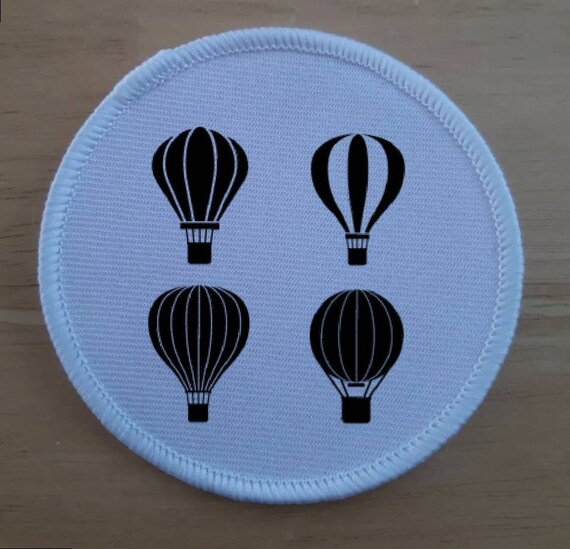 Hot Air Balloon Patch Badge - Etsy
