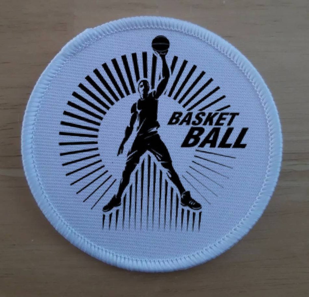 Basketball Patch Badge 3" - Etsy