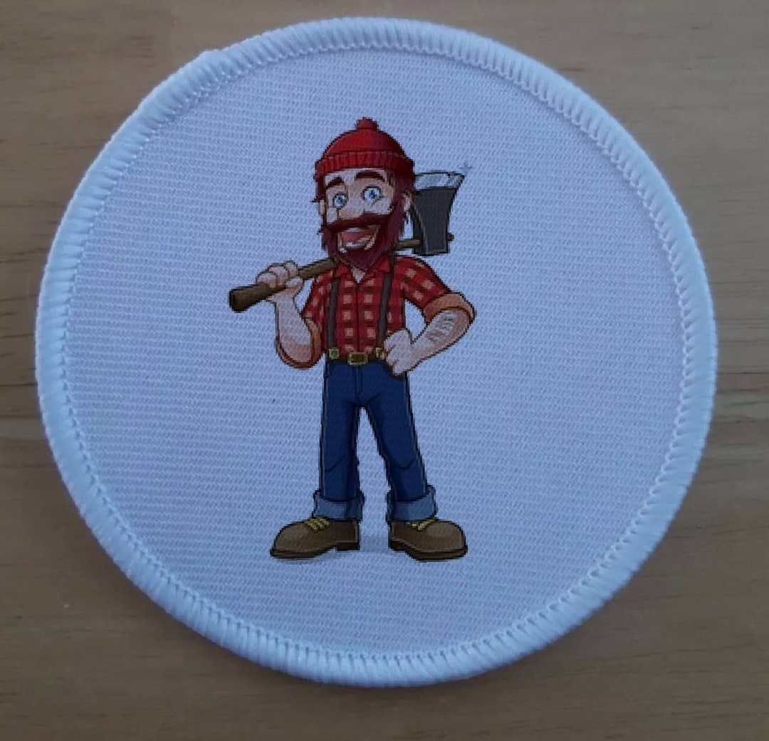 Lumberjack Patch Badge - Etsy