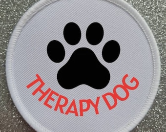 Therapy Dog Patch - Etsy