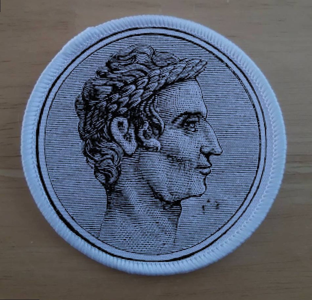 Julius Caesar Statue Patch Badge - Etsy
