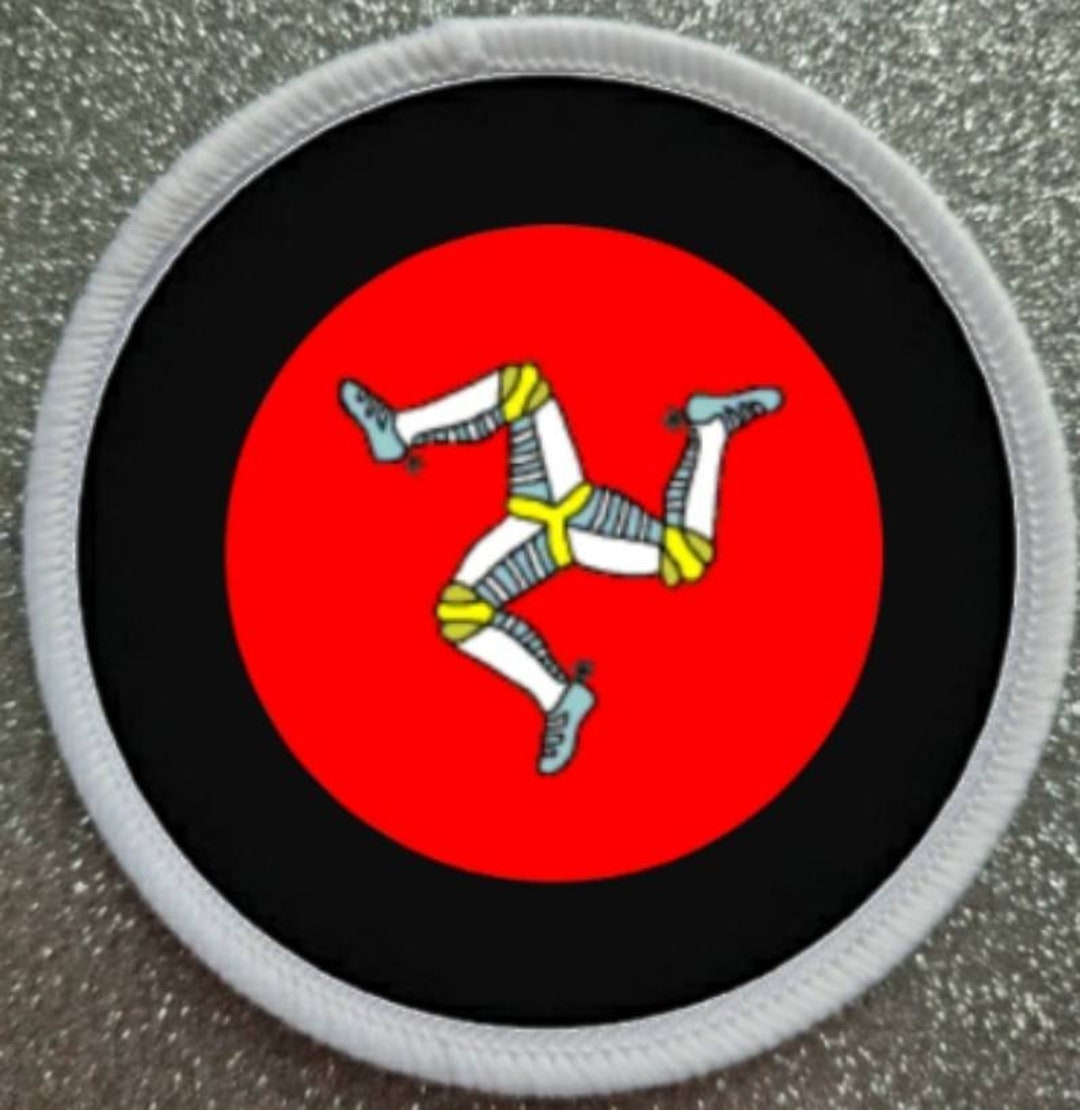 Isle of Man 3 Inch Patch Badge - Etsy