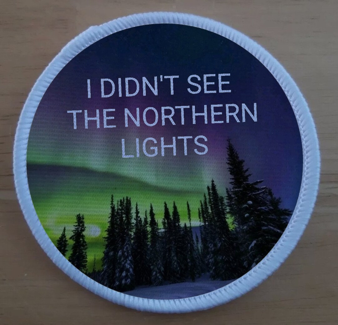 Northern Lights 3 Inch Patch Badge - Etsy