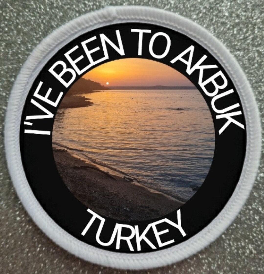 Akbuk Turkey Turkiye 3 Inch Patch Badge - Etsy
