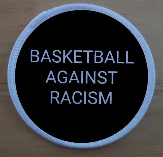Basketball Against Racism 3 inch sublimation patch | Etsy