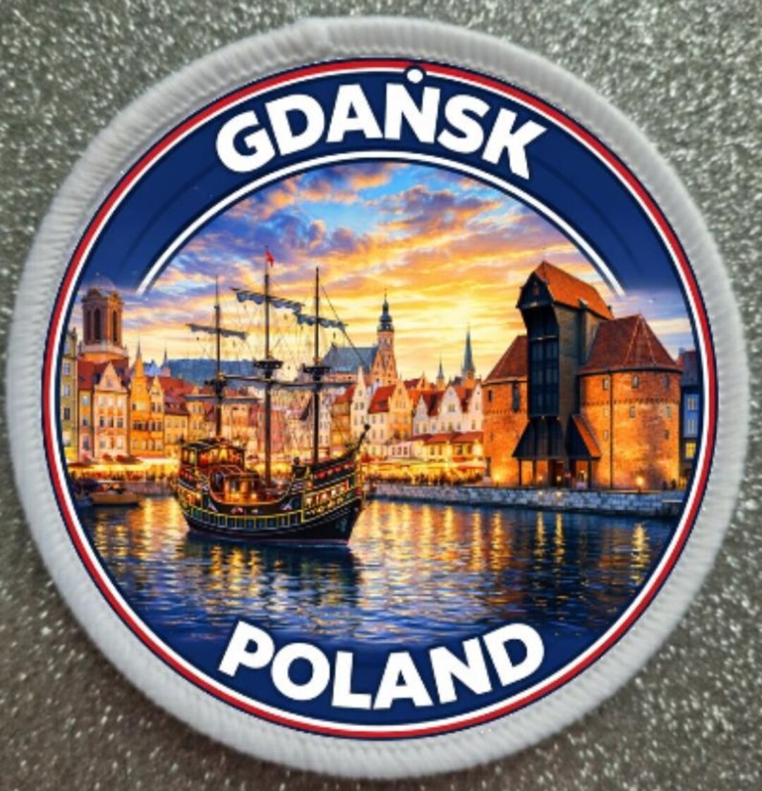 3 Inch Gdansk Poland Patch Badge - Etsy