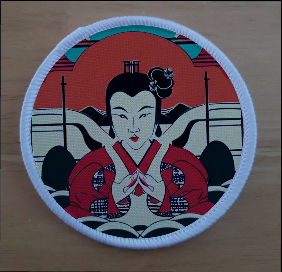 3 Inch Japanese Art Patch Badge - Etsy