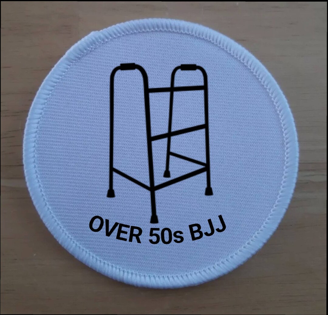 Over 50s BJJ Patch Badge - Etsy