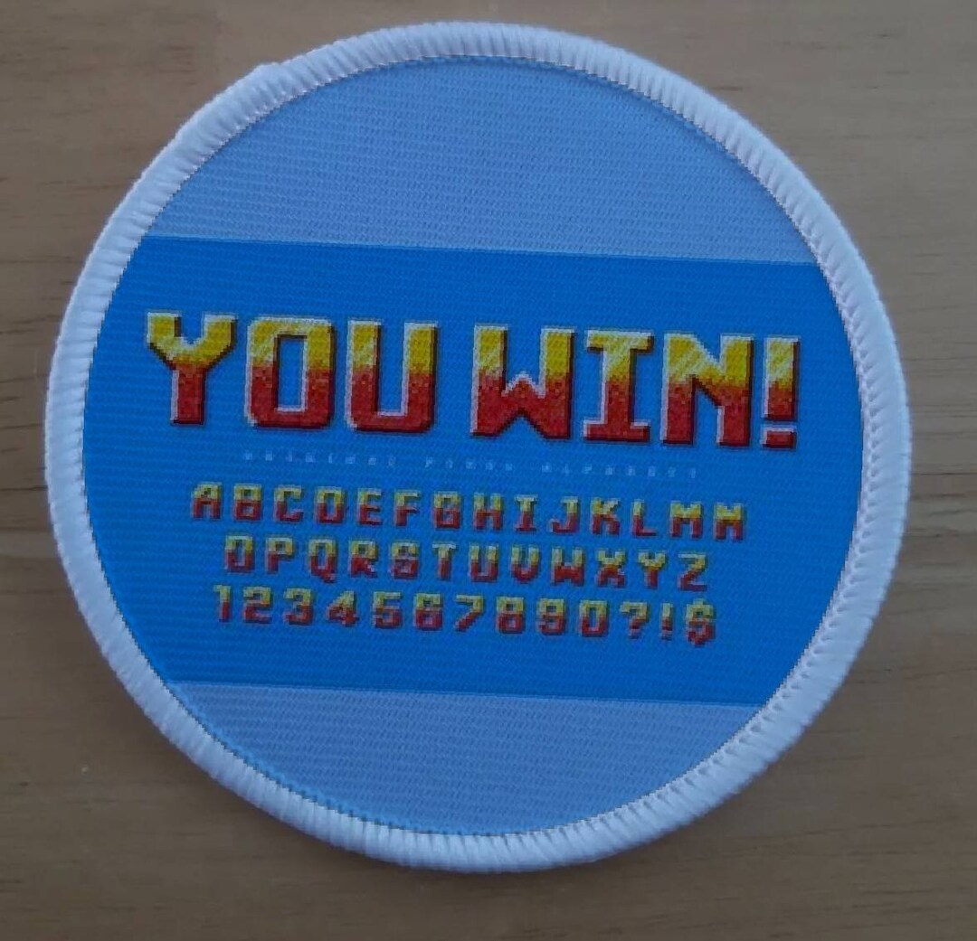 80s Retro Arcade Gamer Patch Badge - Etsy