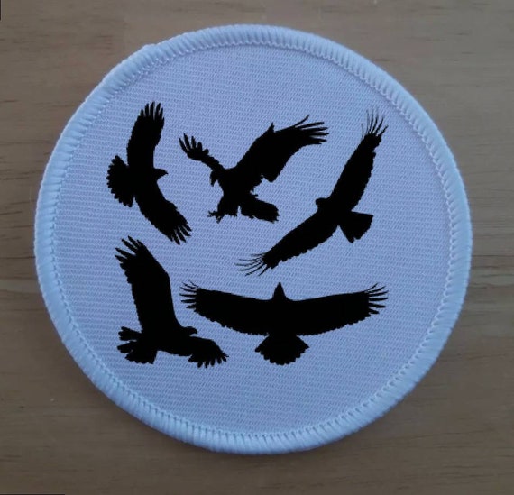 Bird of Prey Patch Badge - Etsy