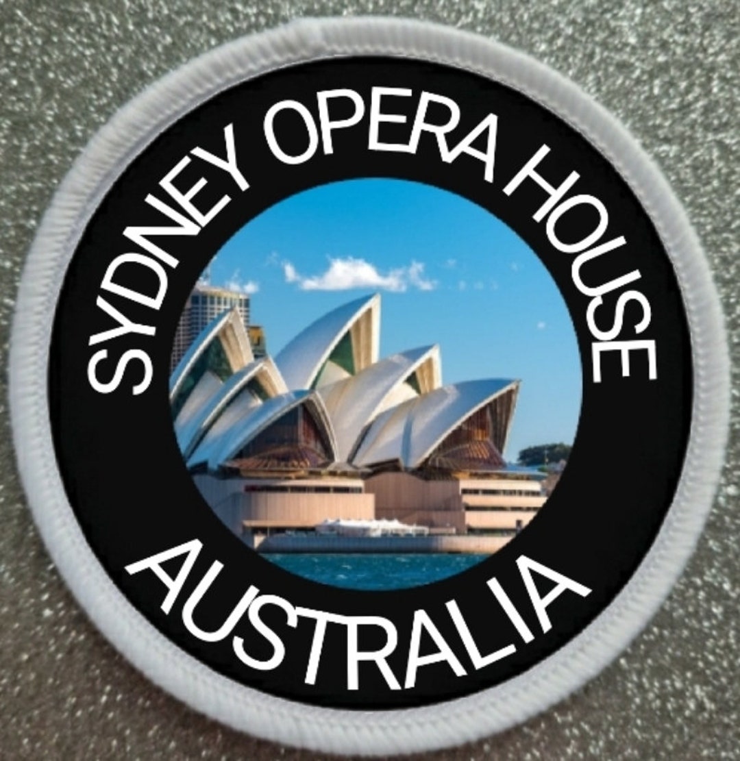 3 Inch Sydney Opera House Australia Patch Badge - Etsy